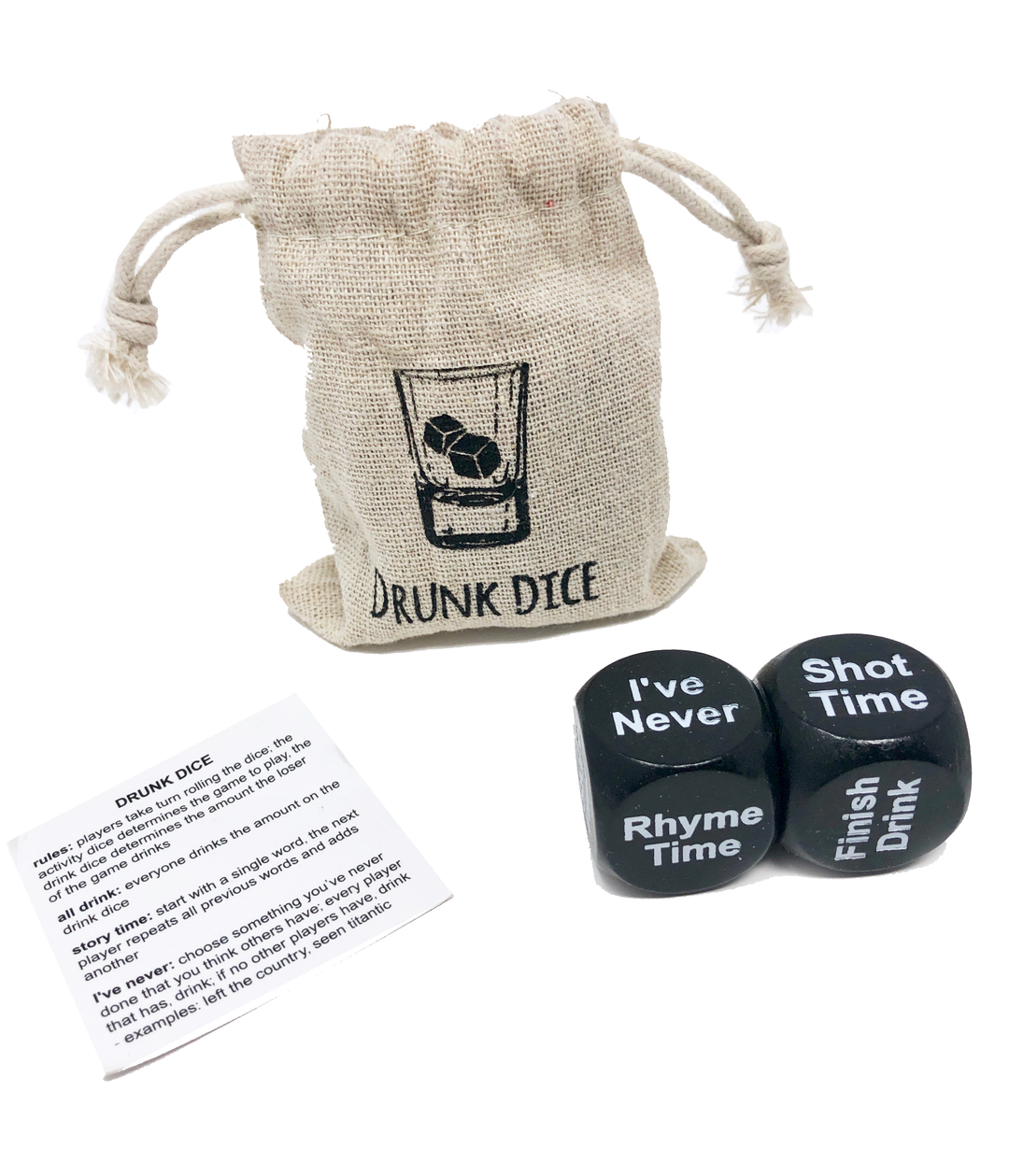 Drunk Dice (Set of 2) – Tipsy Together